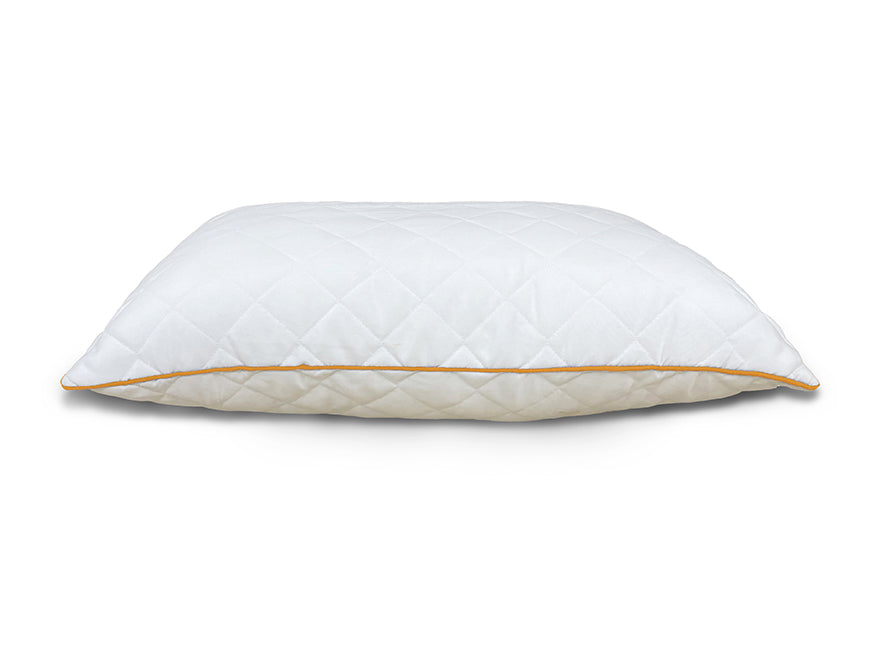 Solid White Micro Pillows (Pack of 2) - Quilted Pillow By Spaces